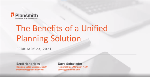 The Benefits of a Unified Planning Solution